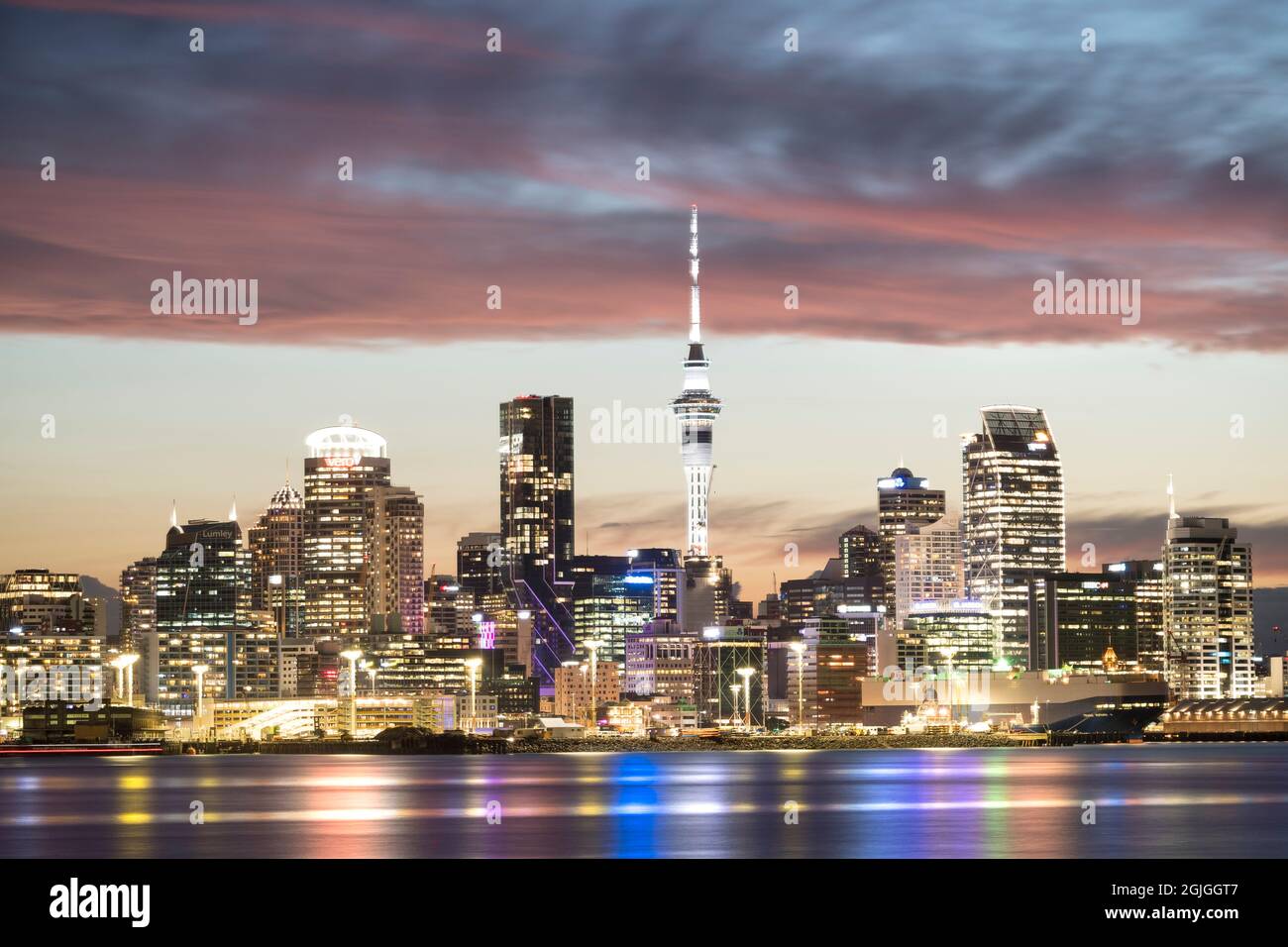 Auckland city landscape Stock Photo - Alamy
