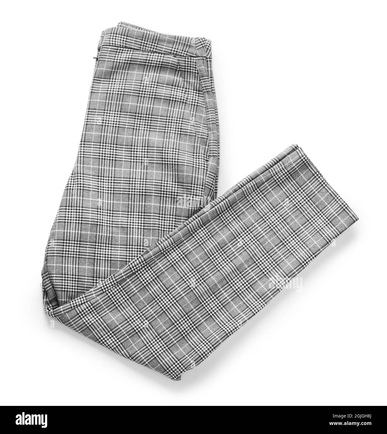 Stylish pants on white background Stock Photo - Alamy