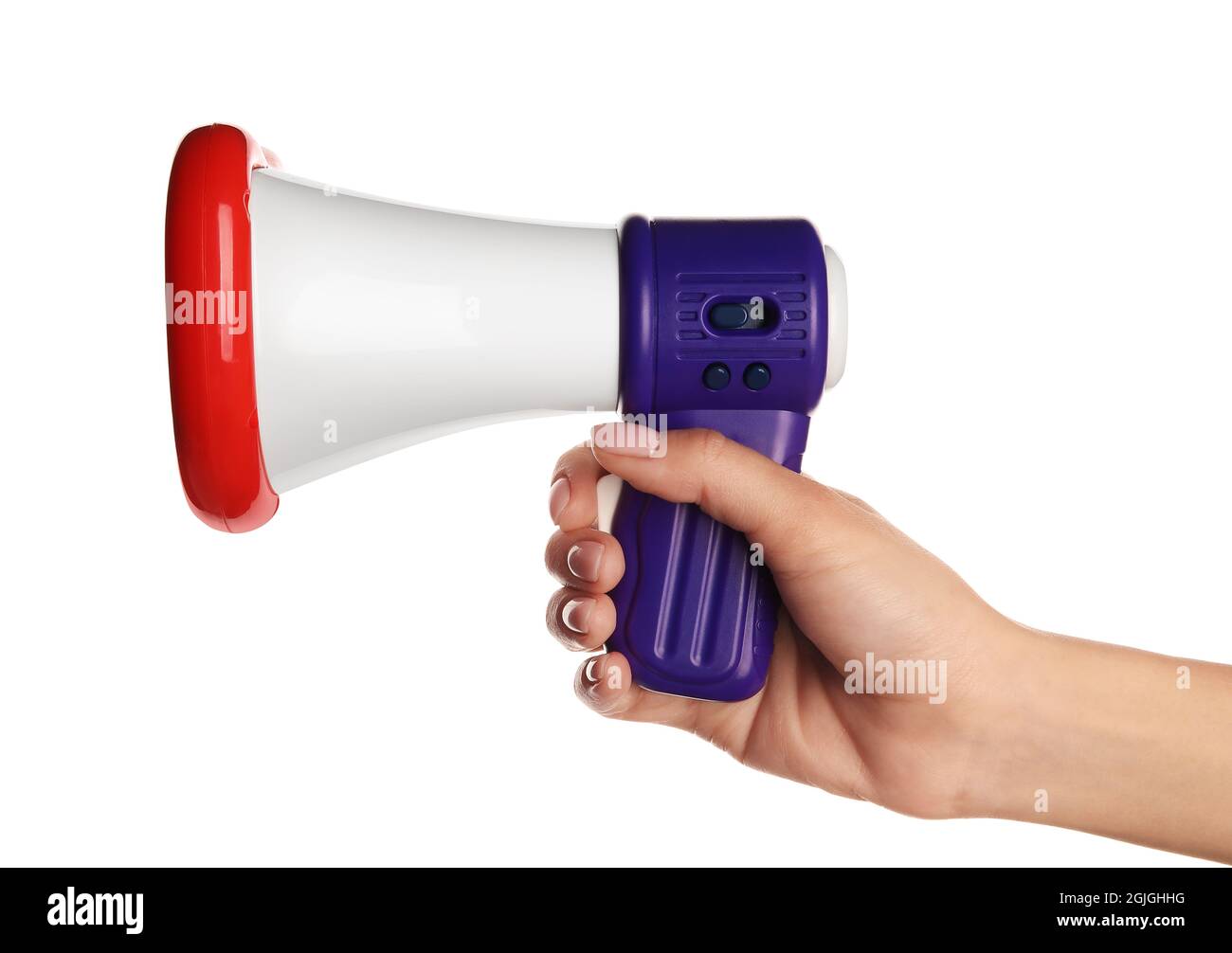 Toy mouth megaphone hi-res stock photography and images - Alamy