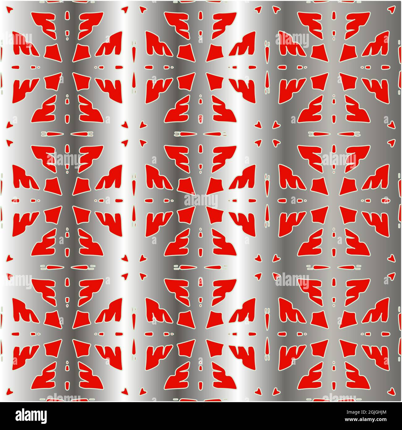 red pattern on a metal background. pattern for fabric, wallpaper ...