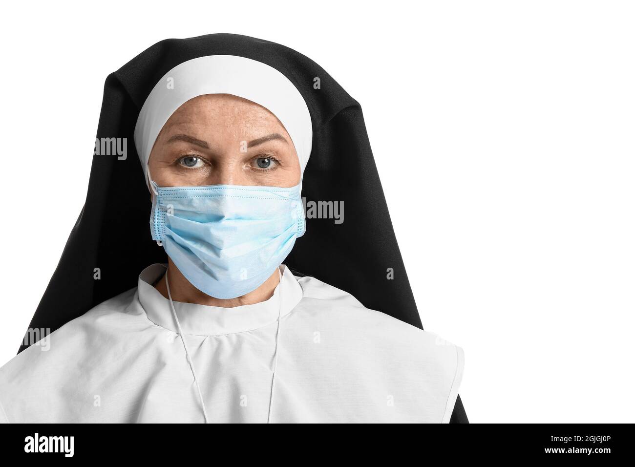 Portrait christian orthodox nun in hi-res stock photography and images ...