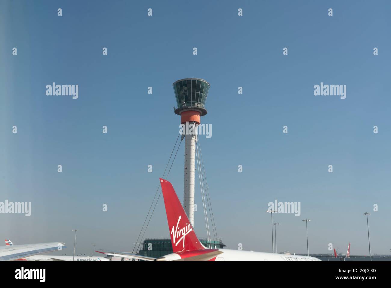 Heathrow airport control tower hi-res stock photography and images - Alamy