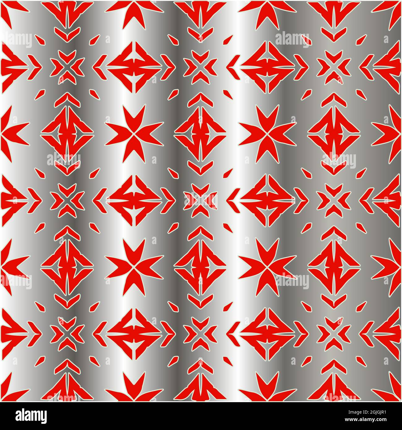 red pattern on a metal background. pattern for fabric, wallpaper ...