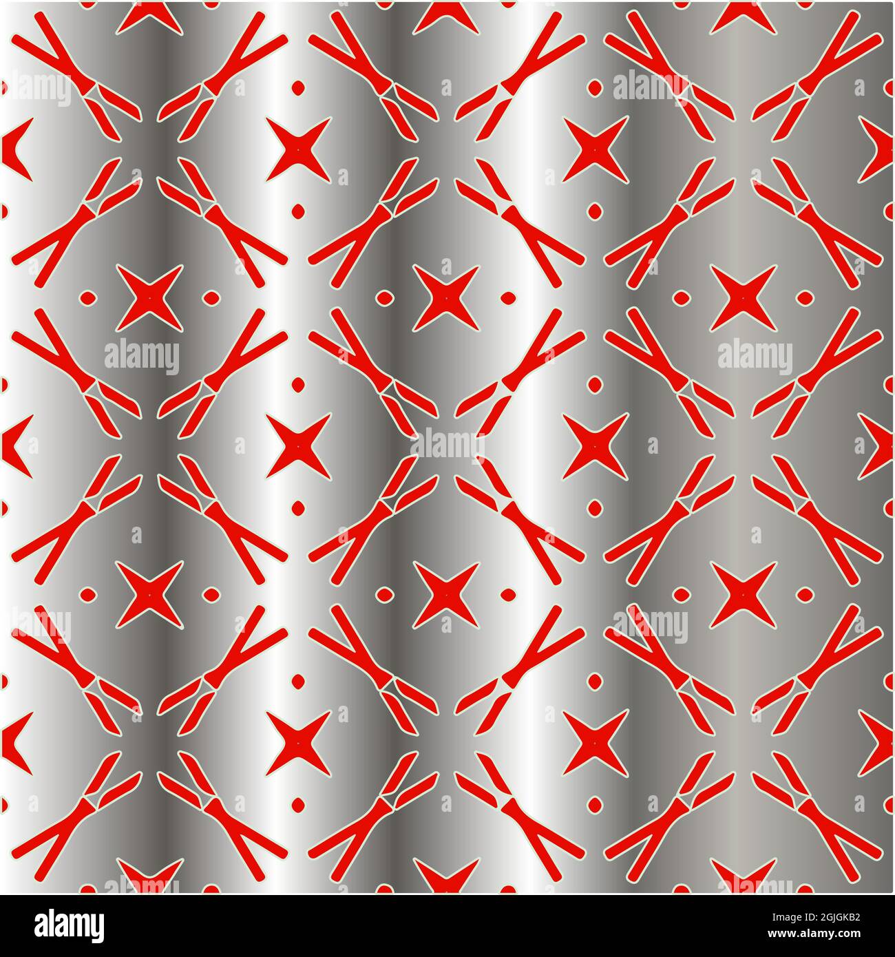 red pattern on a metal background. pattern for fabric, wallpaper ...