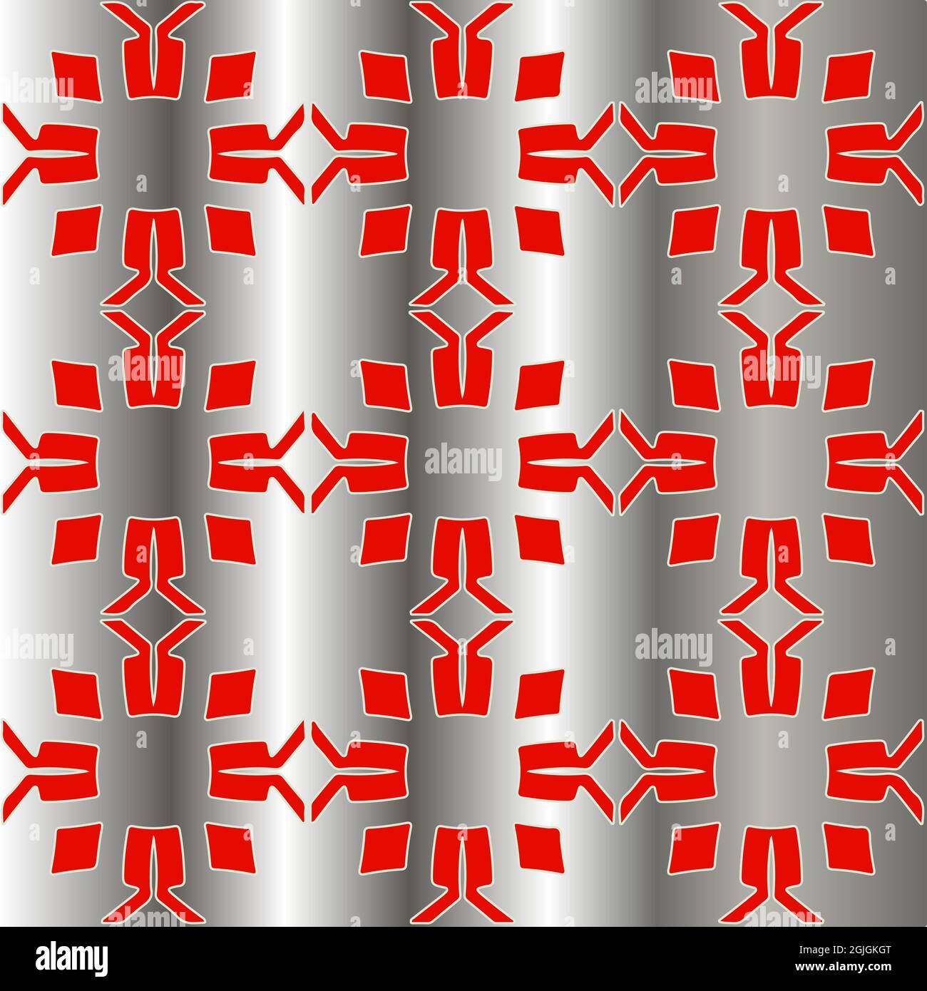 red pattern on a metal background. pattern for fabric, wallpaper ...