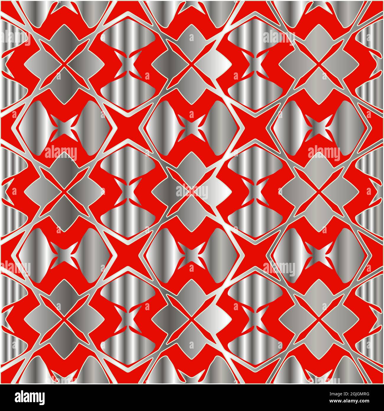 red pattern on a metal background. pattern for fabric, wallpaper ...