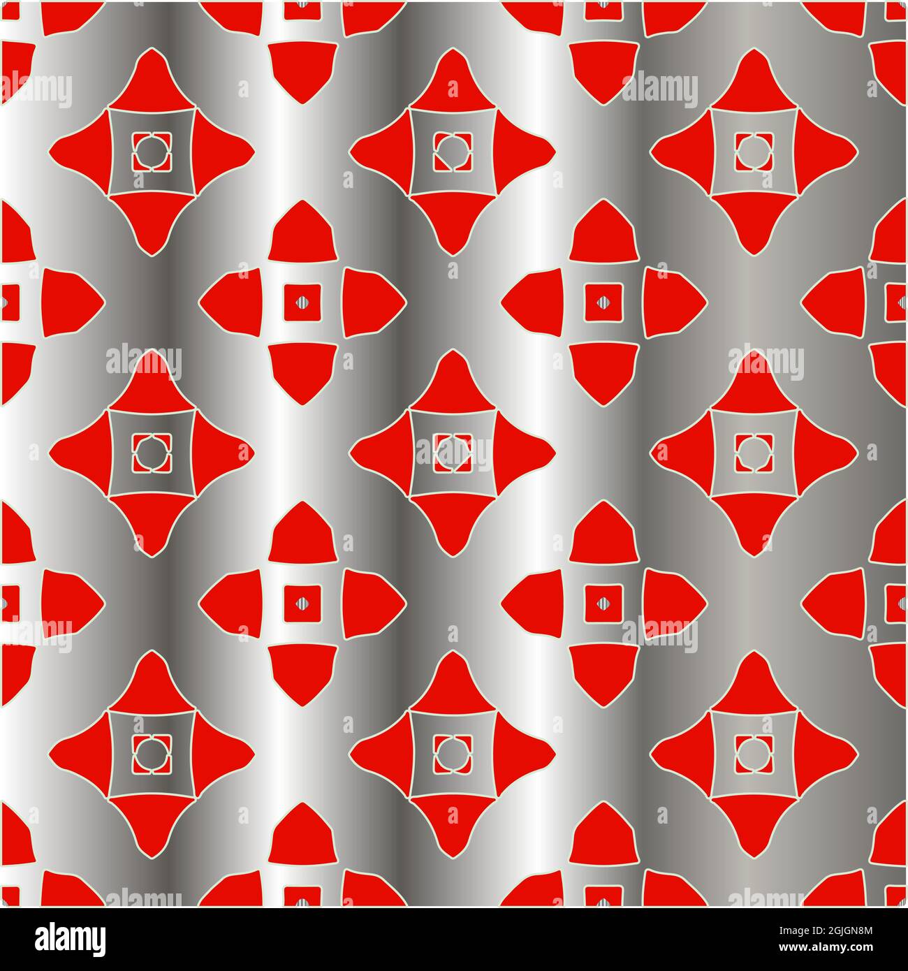 red pattern on a metal background. pattern for fabric, wallpaper ...