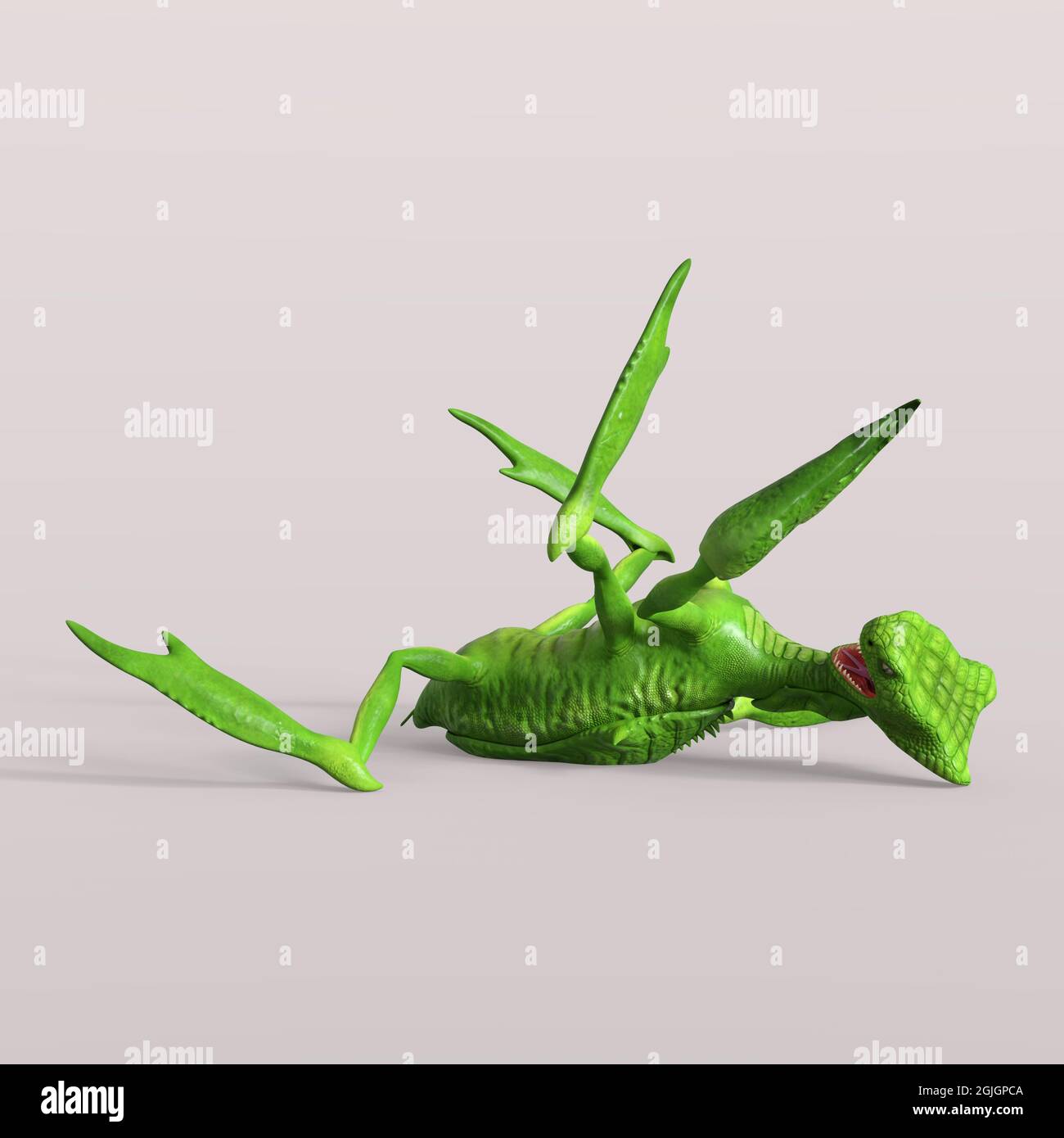 3d-illustration of an isolated alien mantis Stock Photo - Alamy