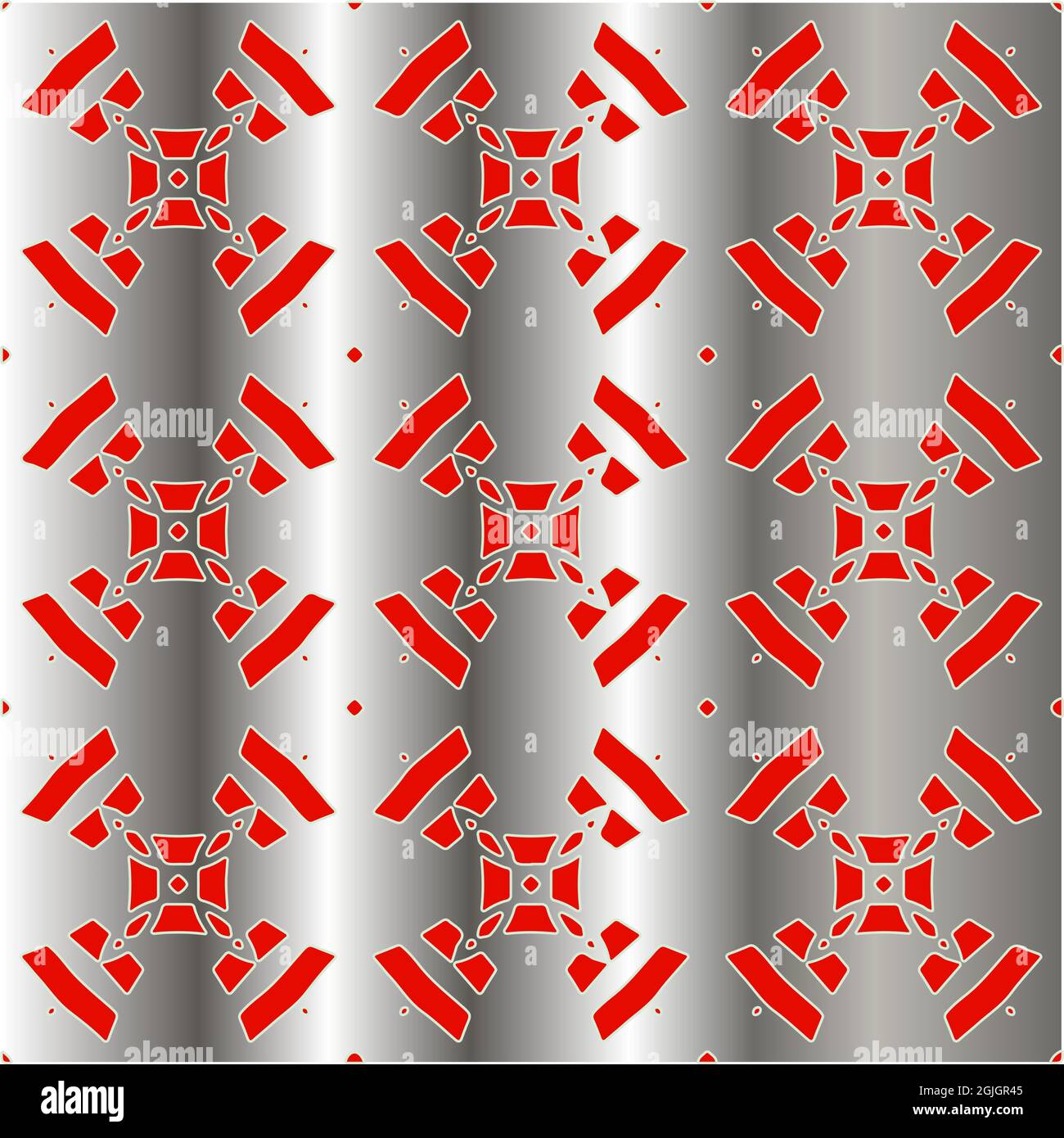 red pattern on a metal background. pattern for fabric, wallpaper ...