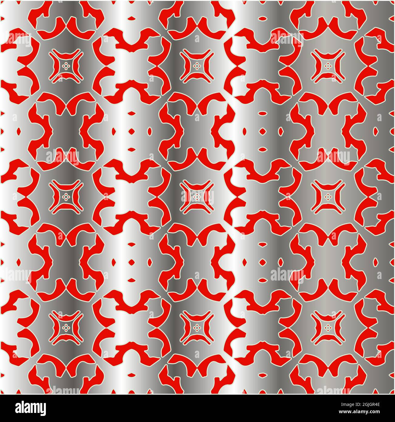 red pattern on a metal background. pattern for fabric, wallpaper ...