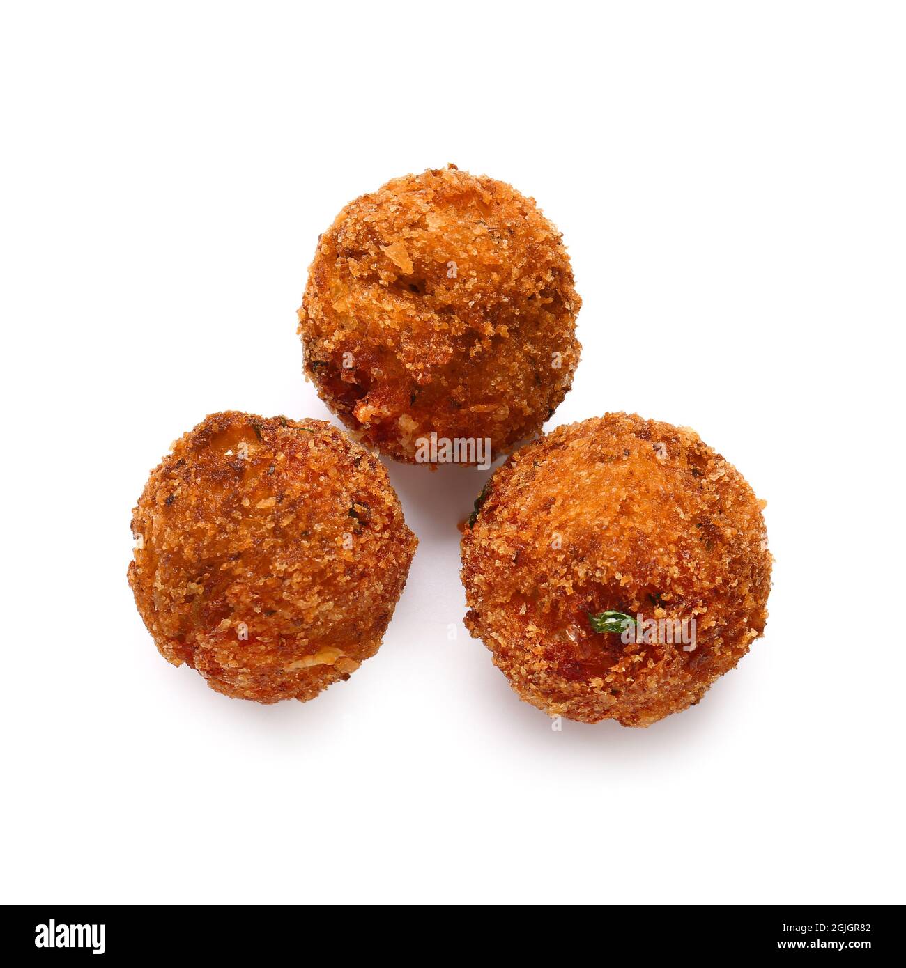 Tasty cod cutlets on white background Stock Photo - Alamy