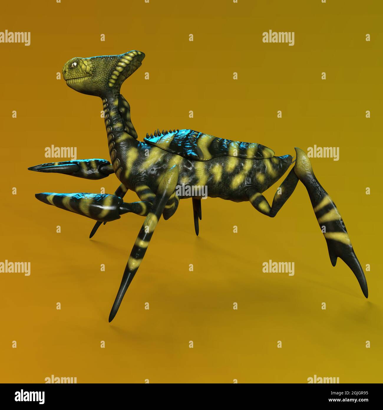 3d-illustration of an isolated alien mantis Stock Photo - Alamy