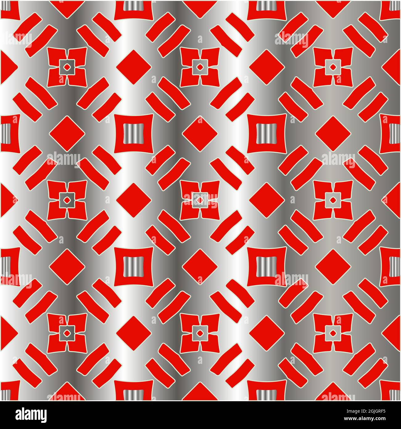 red pattern on a metal background. pattern for fabric, wallpaper ...