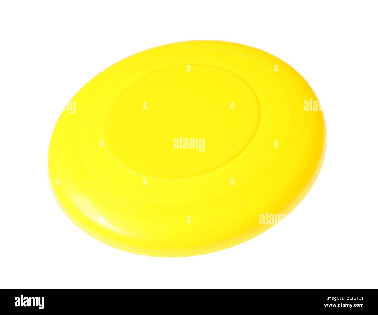 Frisbee disk on white background Stock Photo - Alamy