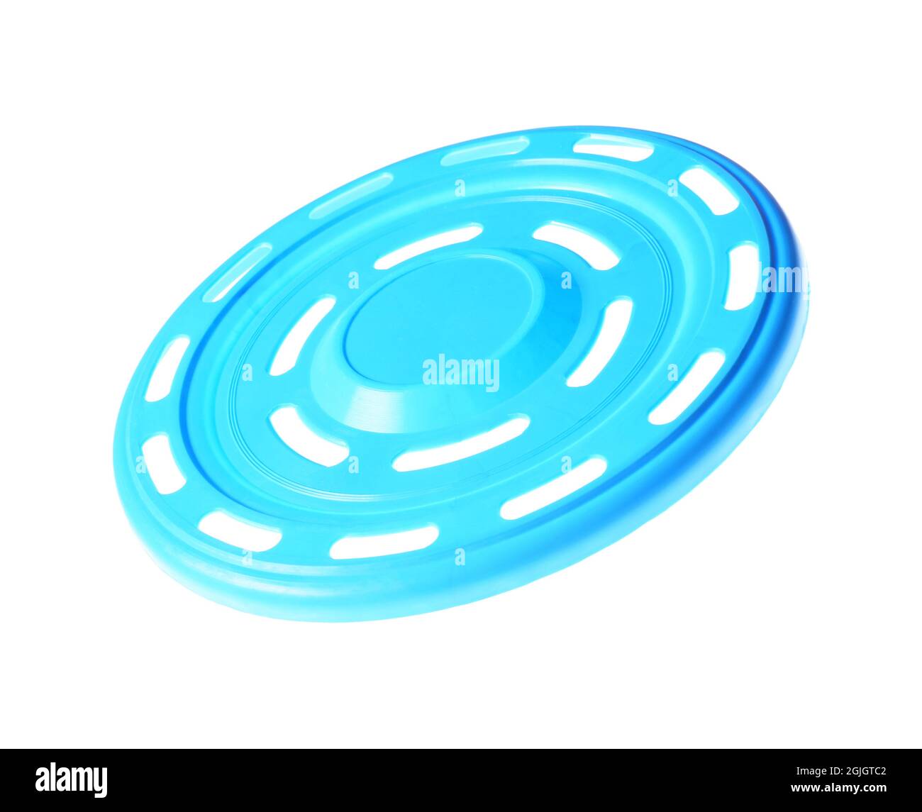 Frisbee disk on white background Stock Photo - Alamy