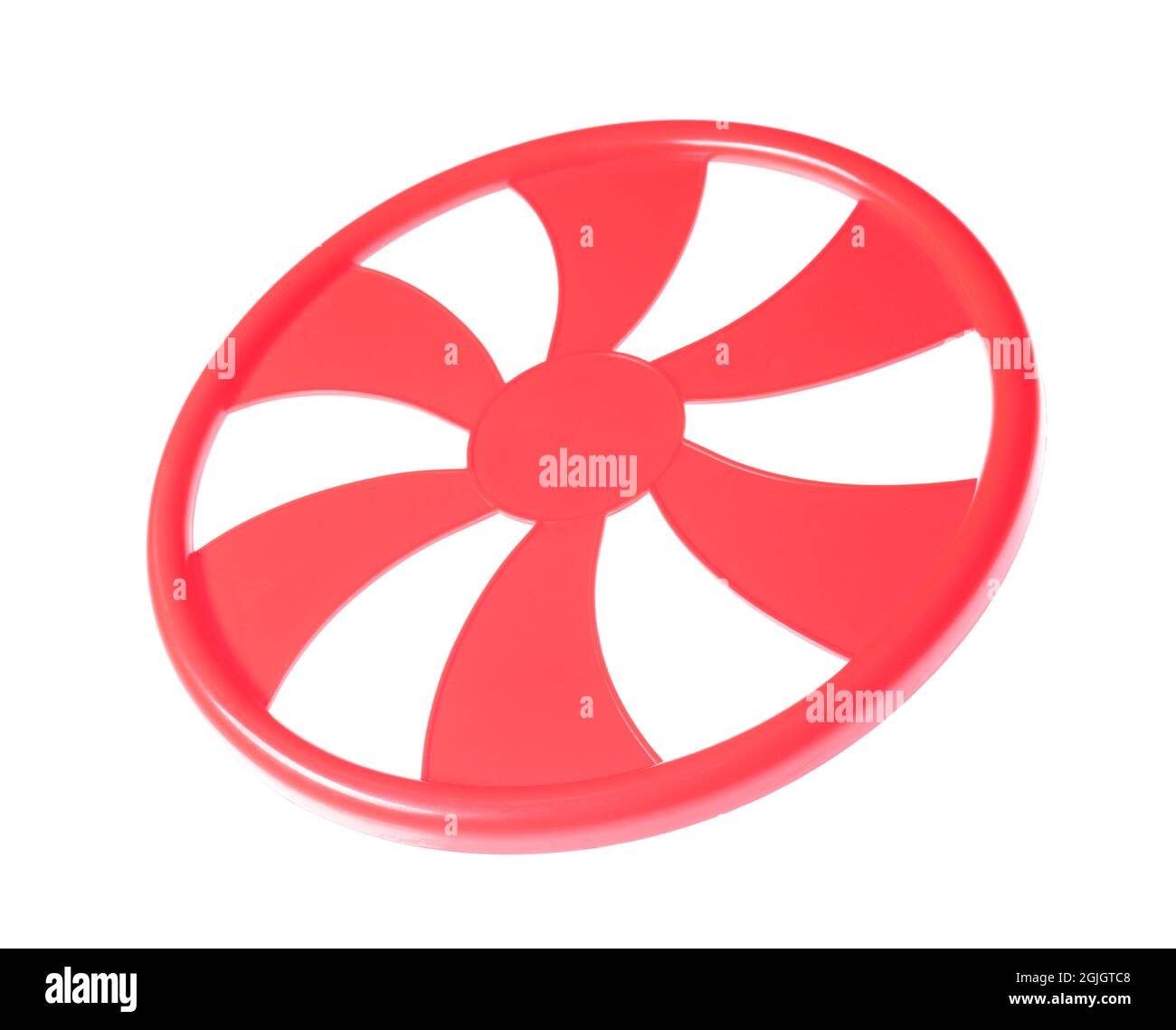 Frisbee disk on white background Stock Photo - Alamy