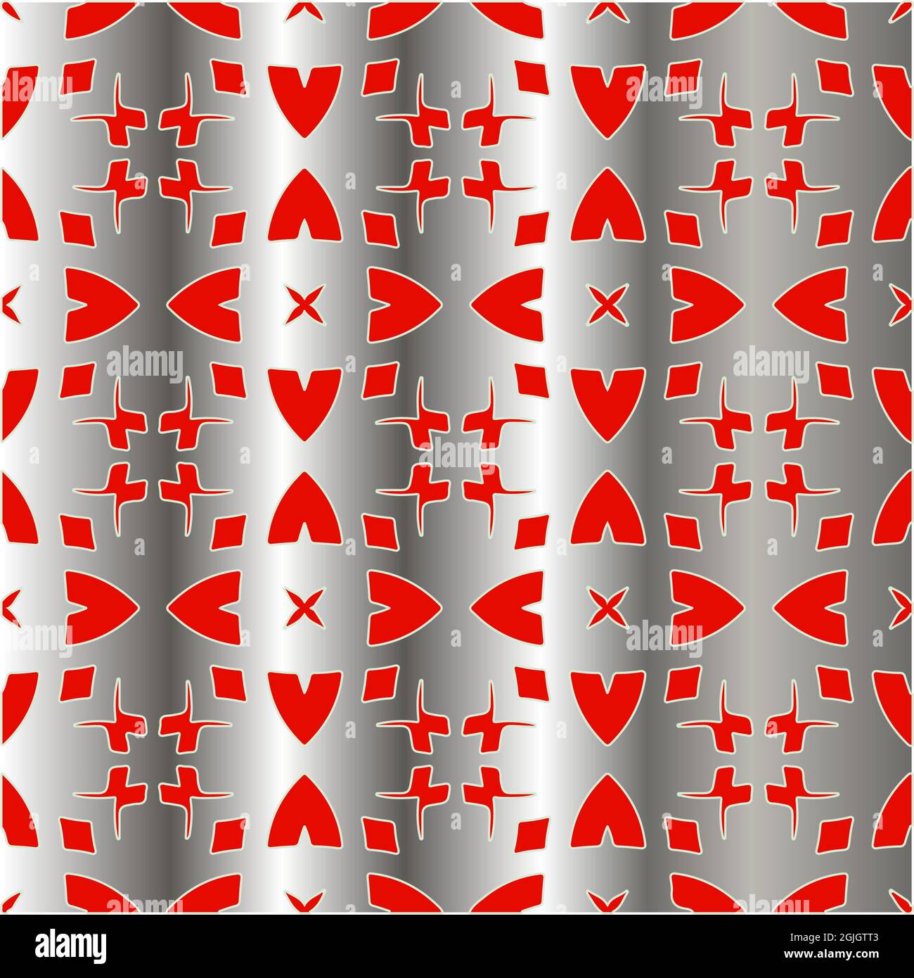 red pattern on a metal background. pattern for fabric, wallpaper ...