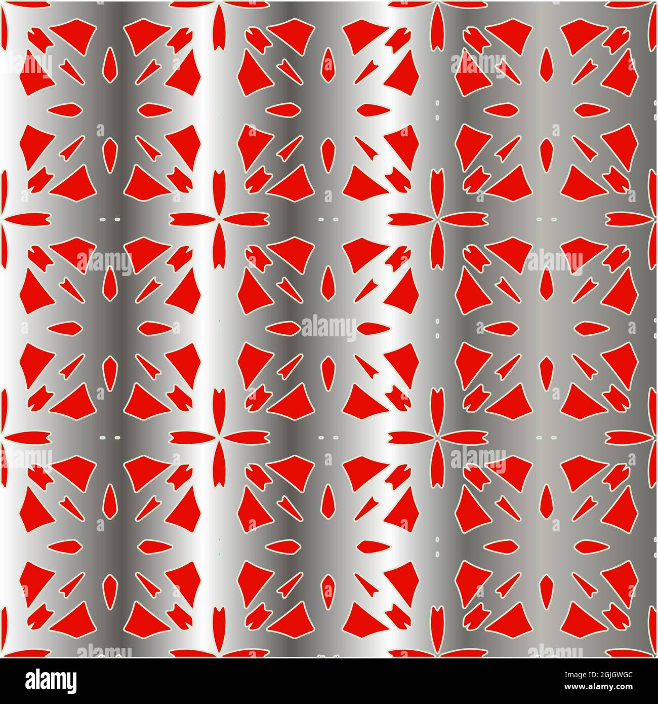red pattern on a metal background. pattern for fabric, wallpaper ...