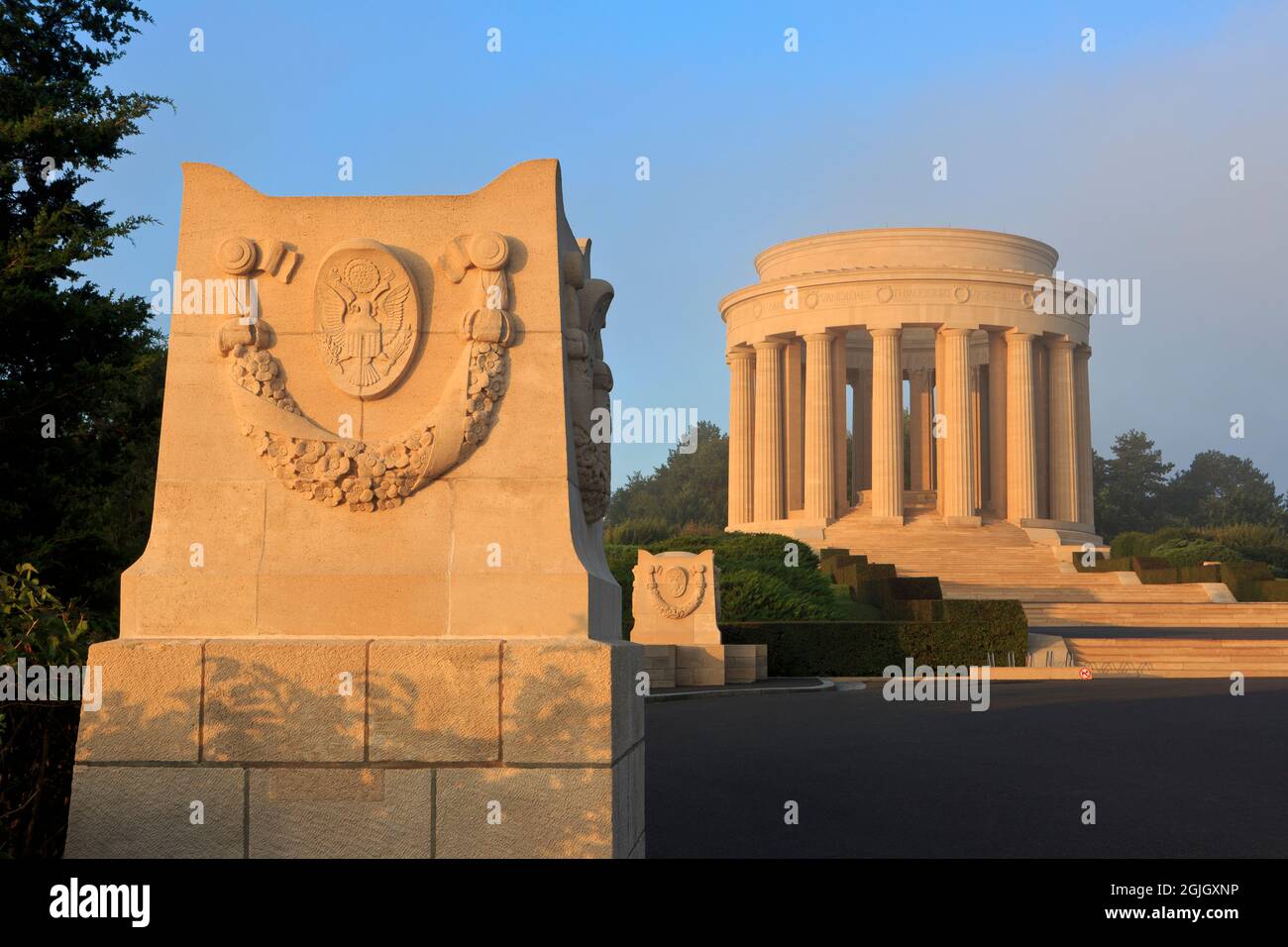 The Montsec American Monument commemorating the American forces who ...