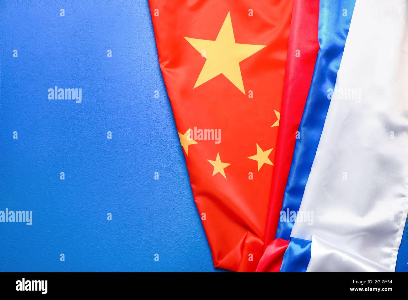 Flags of China and Israel on color background Stock Photo - Alamy