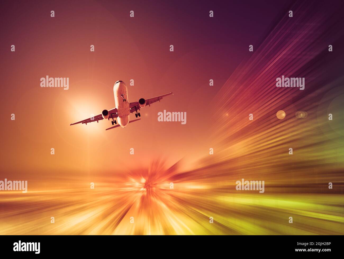 Airliner in motion hi-res stock photography and images - Alamy