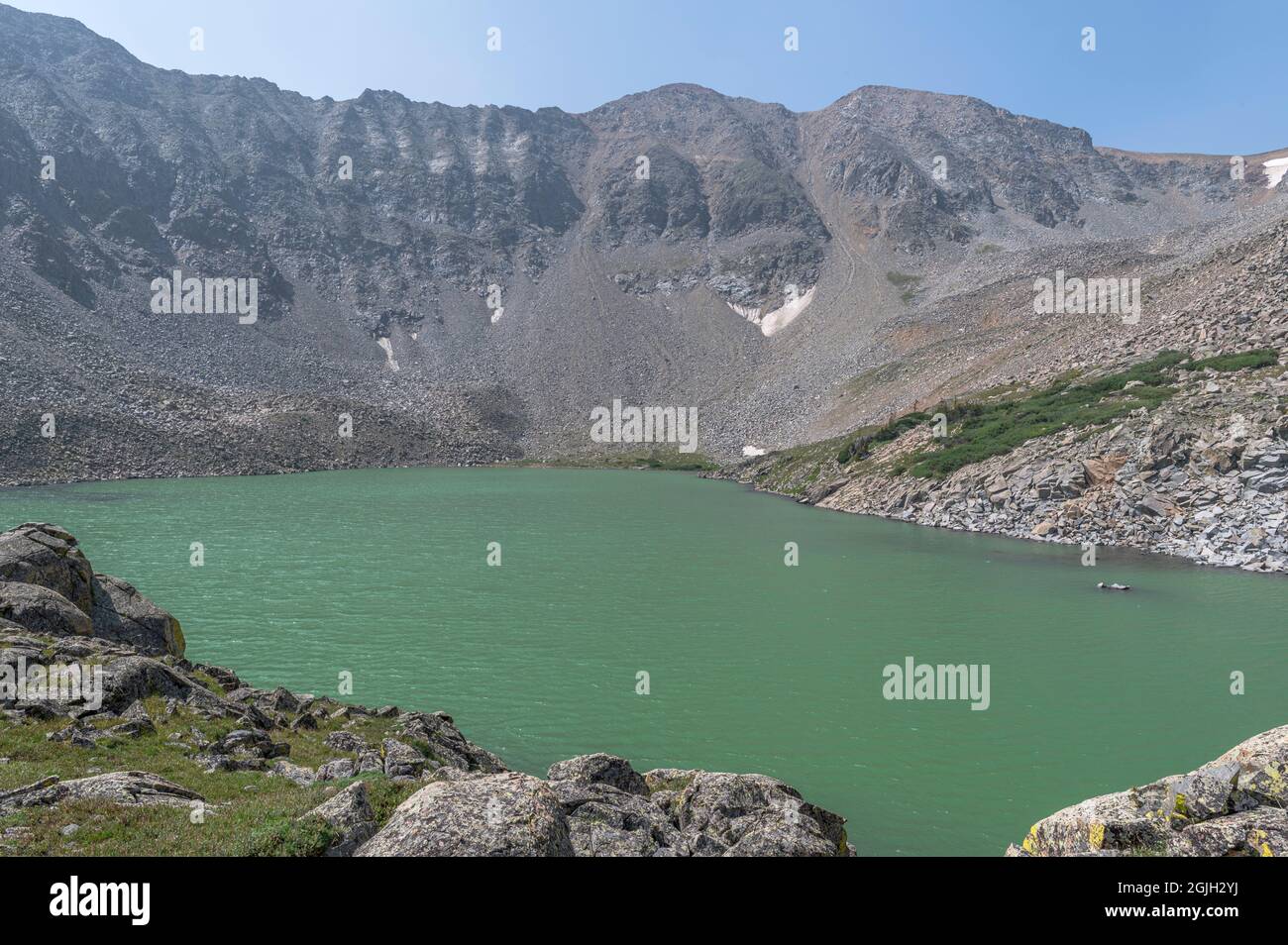 Lake of the Clouds in the Never Summer Mountains of Rocky Mountain ...