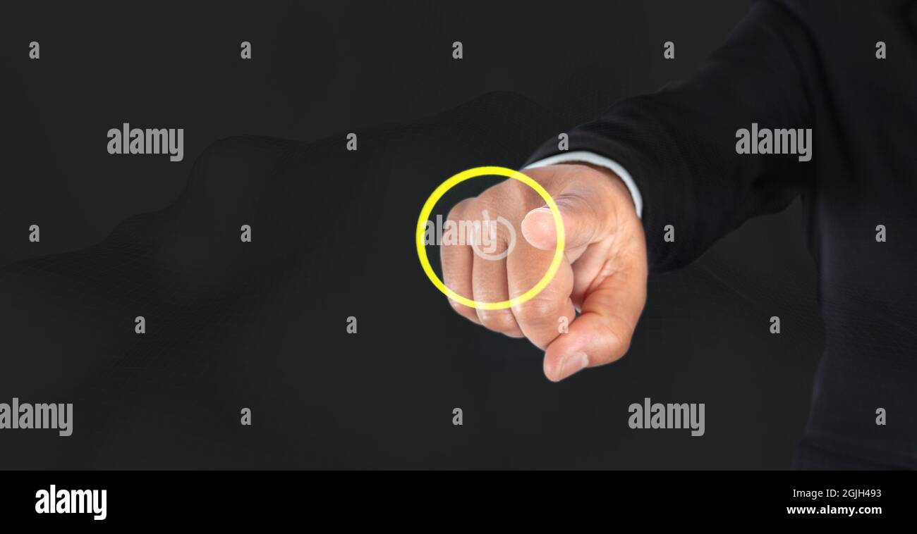 Hit the button hi-res stock photography and images - Alamy