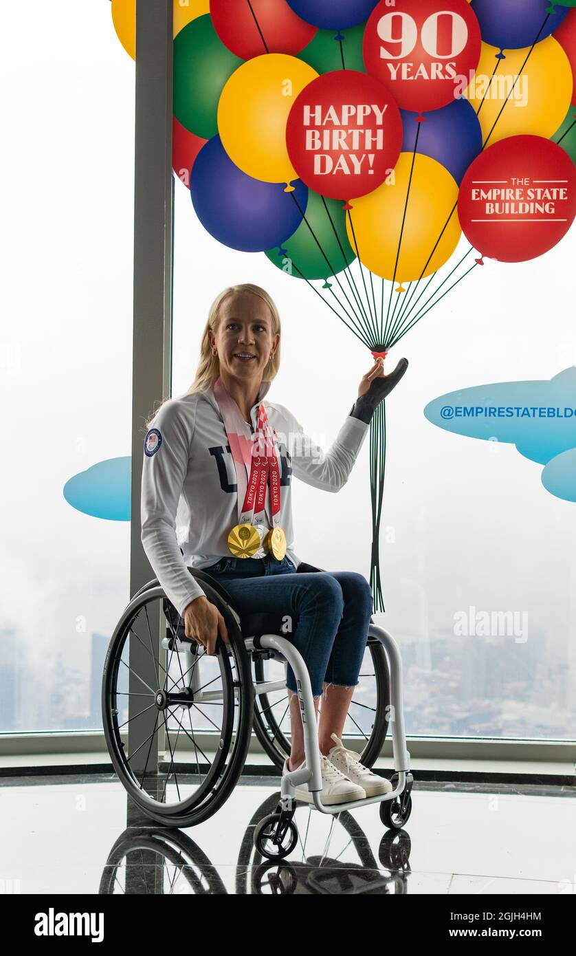 Paralympic Gold Medal-Winning swimmer Mallory Weggemann, visits the ...