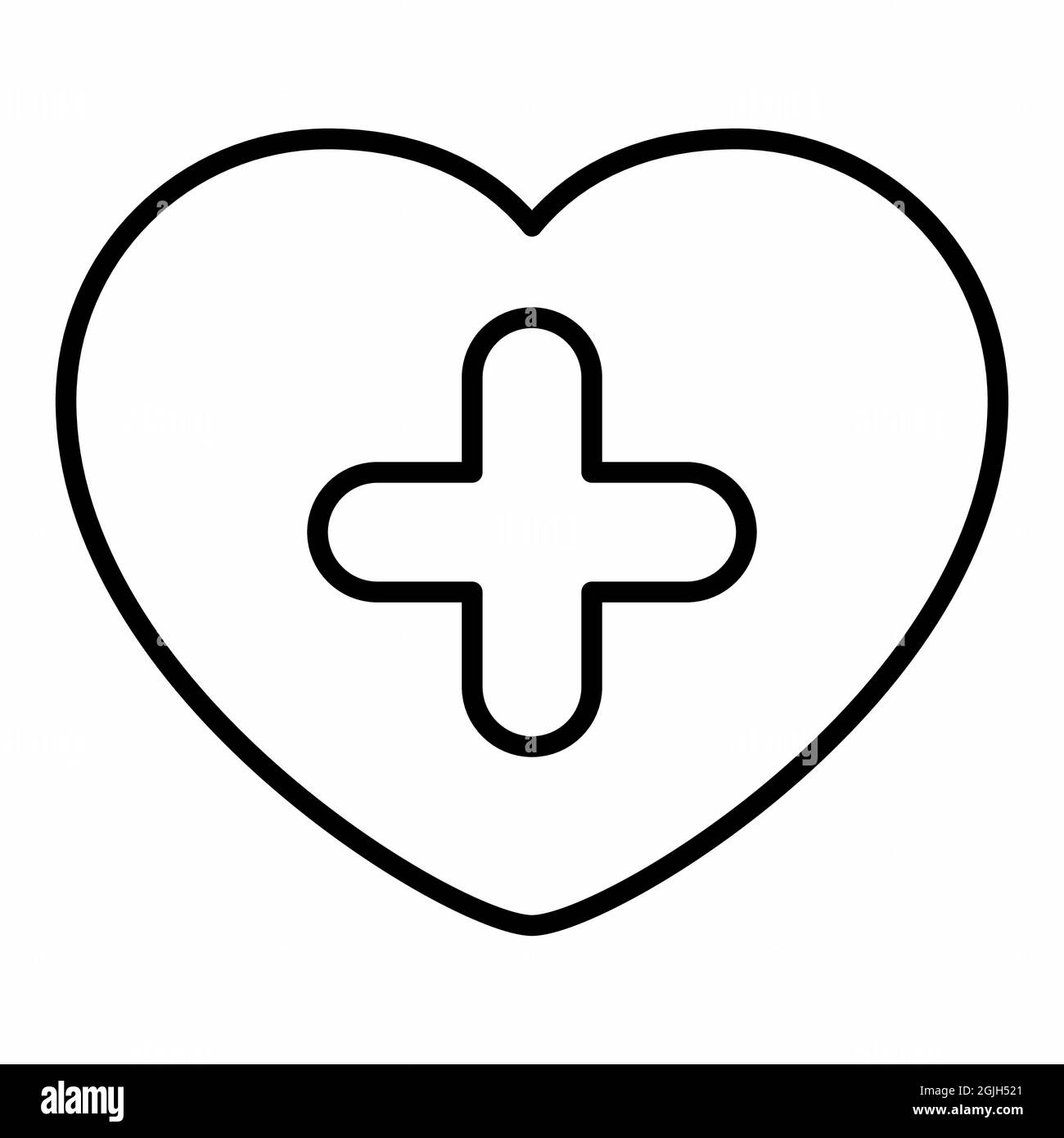 Icon Vector of Pulse - Line Style - Simple illustration, Editable ...