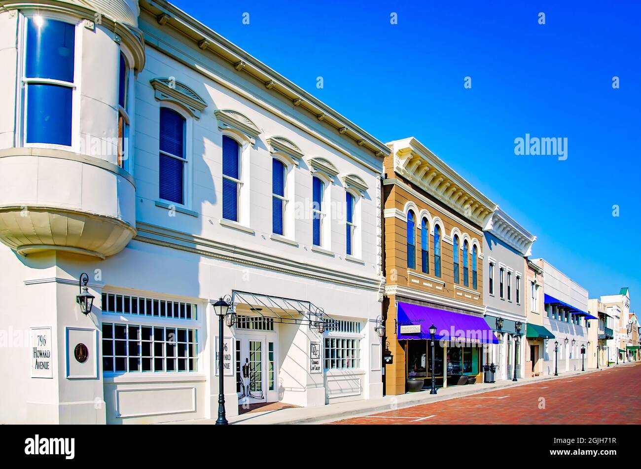 Howard Avenue is pictured in the Vieux Marché, Sept. 5, 2021, in Biloxi ...