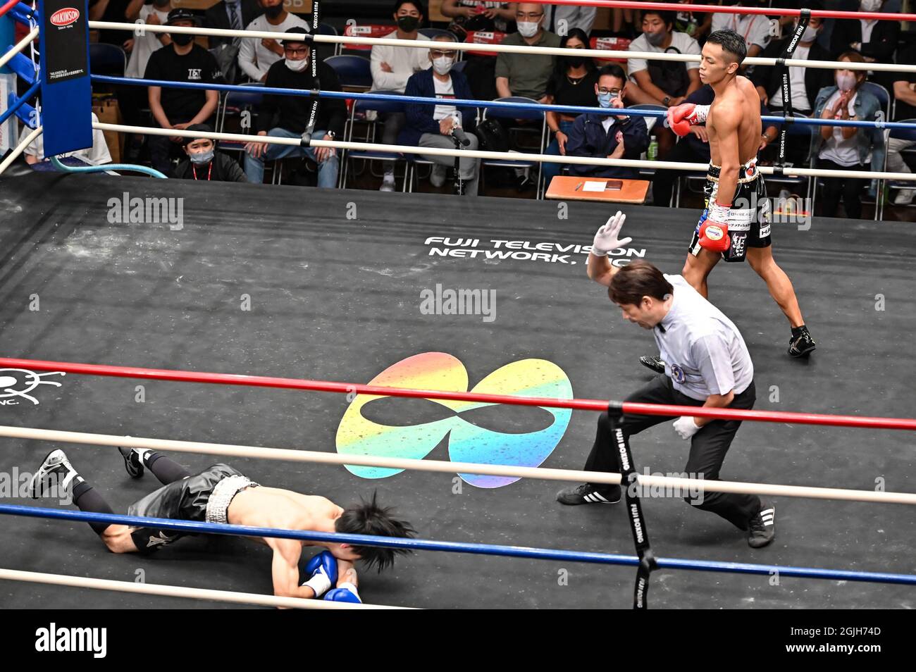 Tokyo, Japan. 9th Sep, 2021. (R-L) Yoshiki Takei, Azusa Takeda Boxing ...