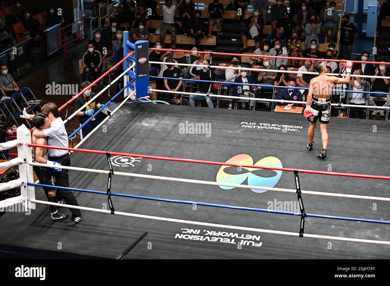 Tokyo, Japan. 9th Sep, 2021. (R-L) Yoshiki Takei, Azusa Takeda Boxing ...