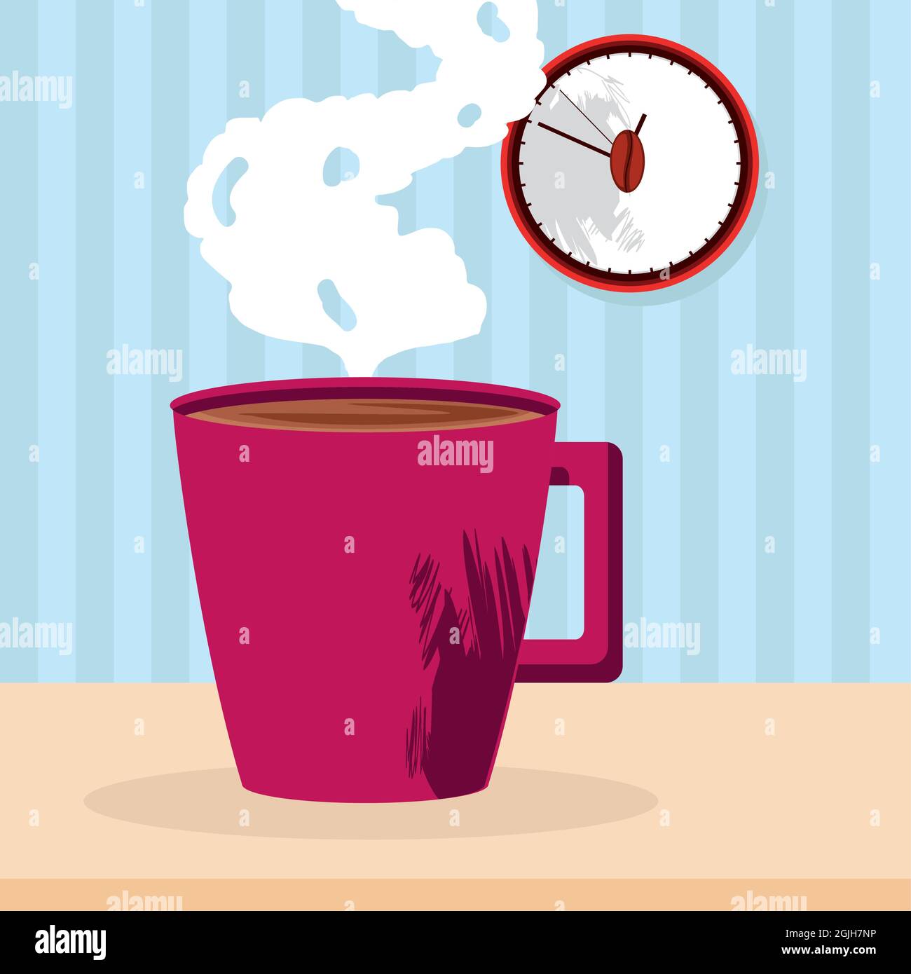 coffee break poster Stock Vector Image & Art - Alamy