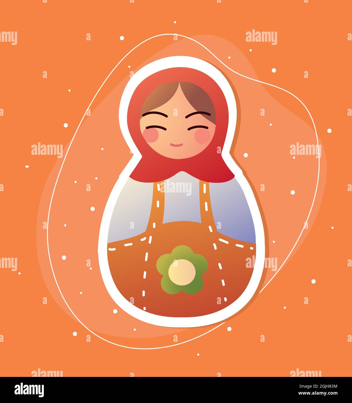 matryoshka russian doll Stock Vector Image & Art - Alamy