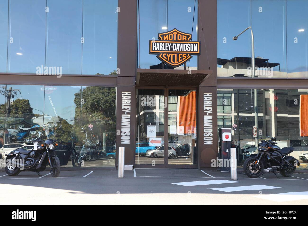 Fraser Motorcycles, 153-165 Parramatta Road, Concord Stock Photo - Alamy