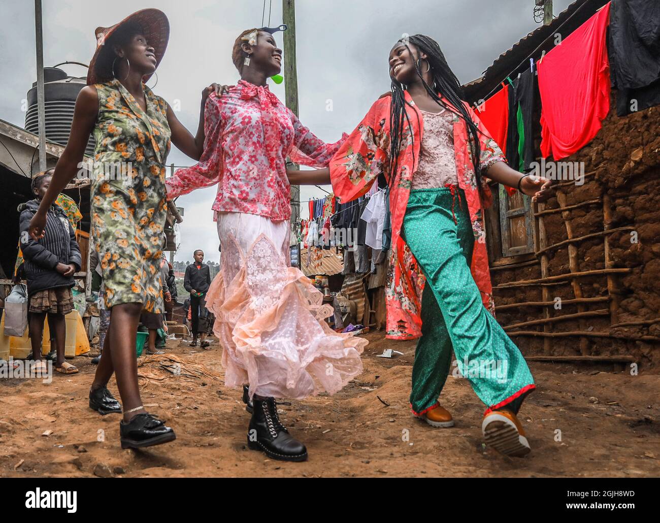 Nairobi, Kenya. 04th Sep, 2021. Young models from Kibera 21-Year-Old ...