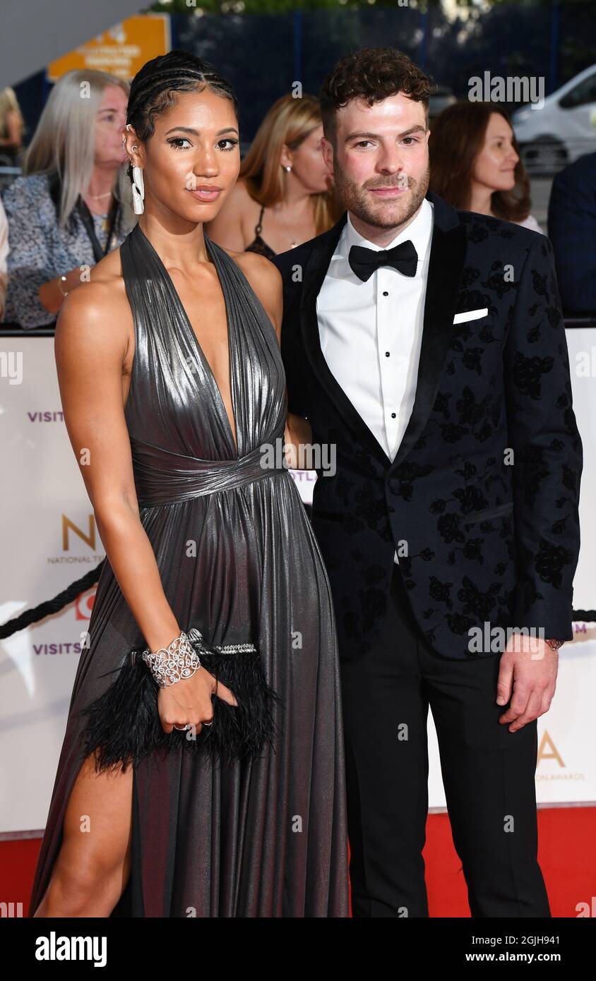 September 9, 2021, London, UK Vick Hope and Jordan North arriving at ...