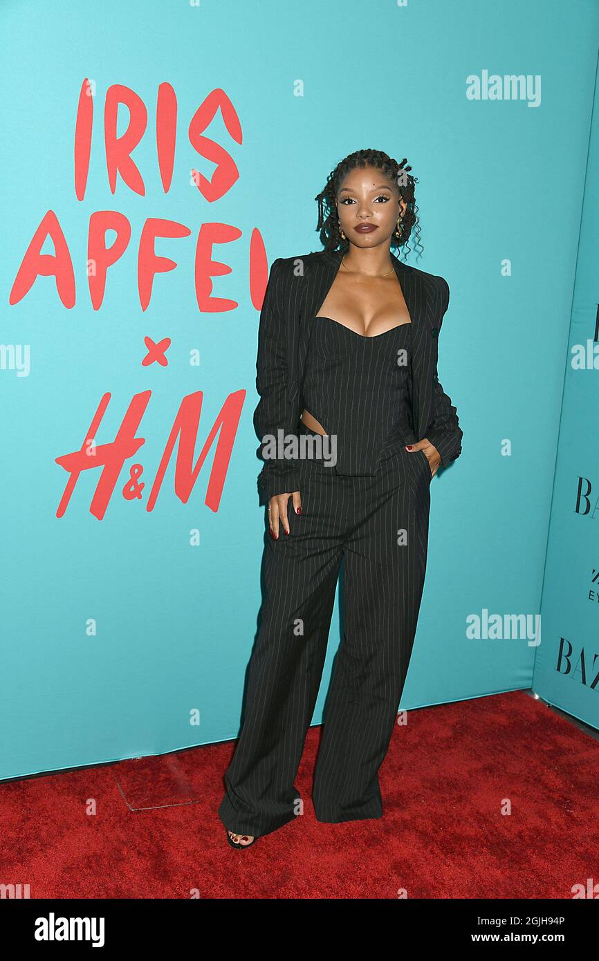 Halle Bailey of Chloe x Halle attends Iris Apfel's100 Birthday at ...