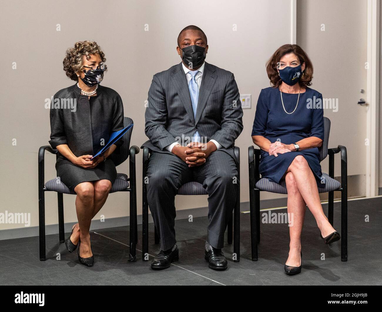 New York, NY - September 9, 2021: Judge Annalisa Torres, LG Brian ...