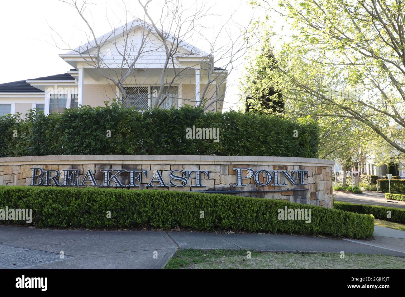 Breakfast Point, suburb in the Inner West of Sydney Stock Photo - Alamy