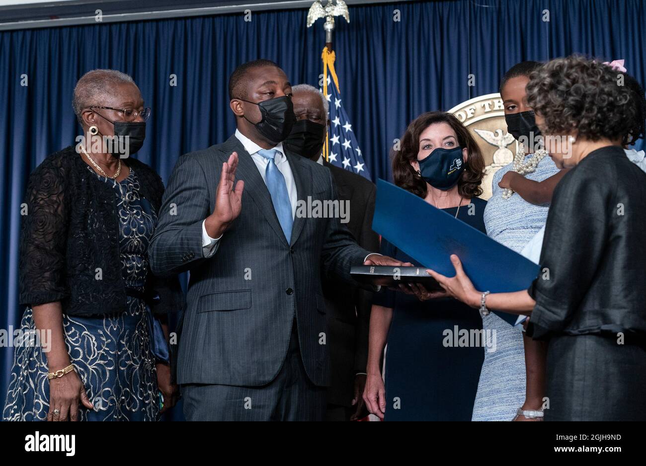 New York, USA. 09th Sep, 2021. Lieutenant Governor Brian Benjamin at ...