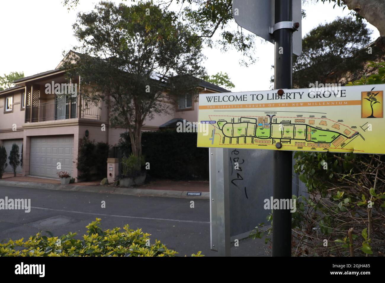 Australian suburb map hi-res stock photography and images - Alamy