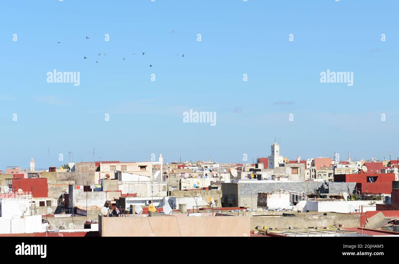 A view of the medina of Salé, Morocco Stock Photo - Alamy