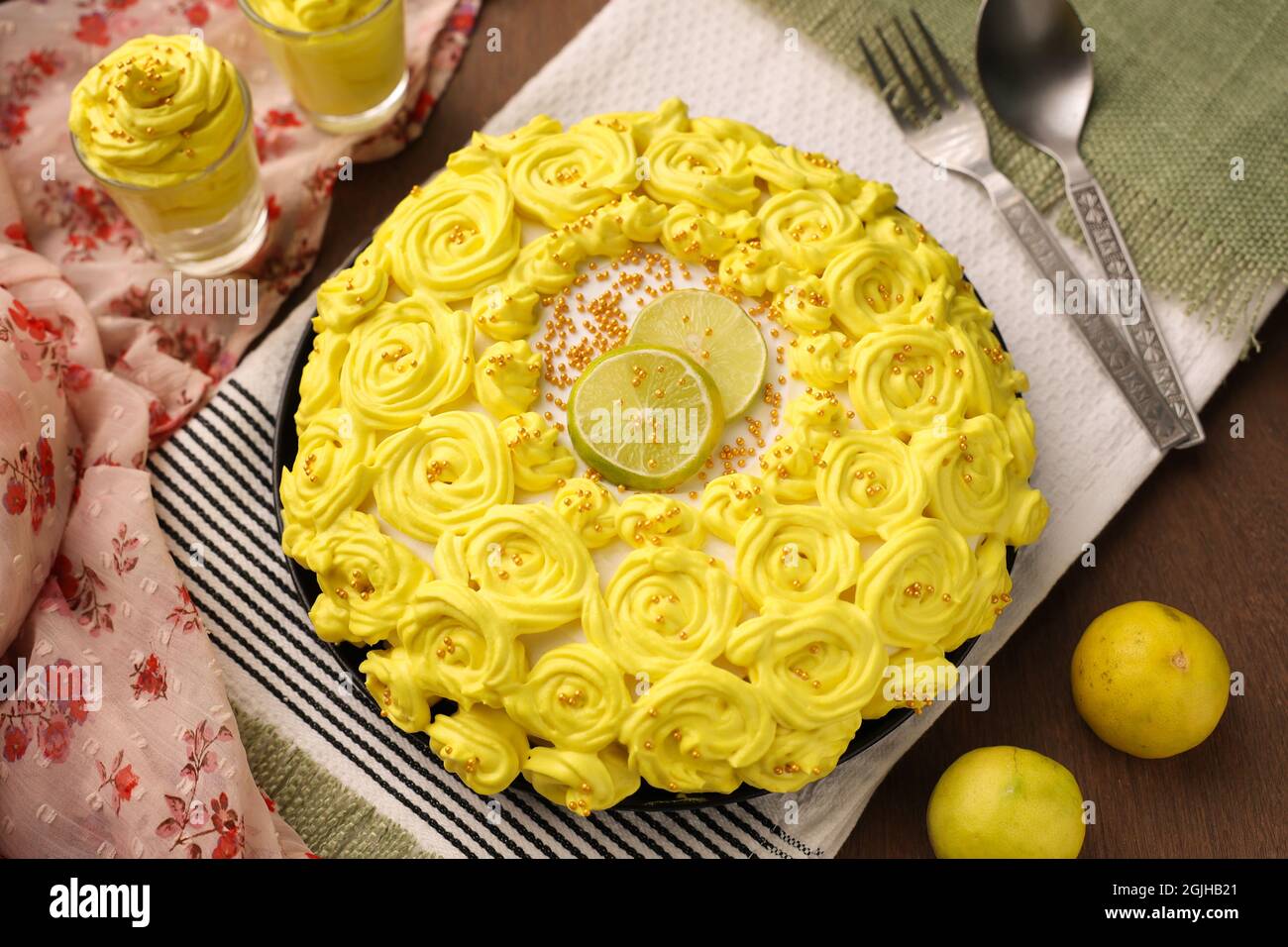 Lemon cake home made baked sponge lemon Christmas cake bakery Kerala ...