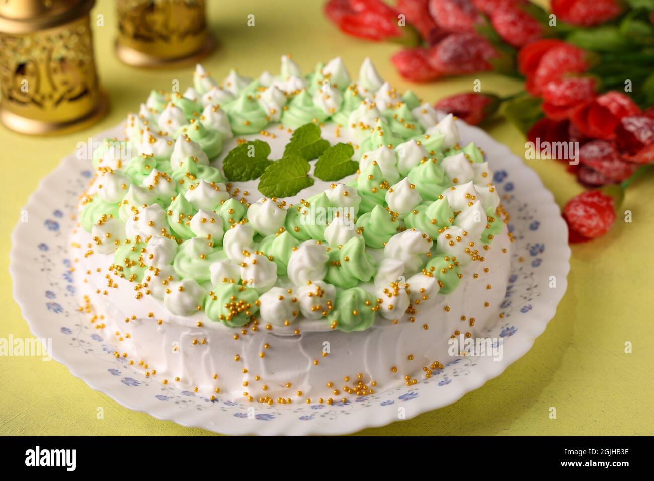 Lemon cake home made baked sponge lemon Christmas cake bakery Kerala ...