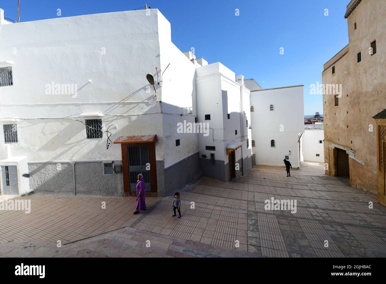 Beautiful old houses in the medina of Salé, Morocco Stock Photo - Alamy