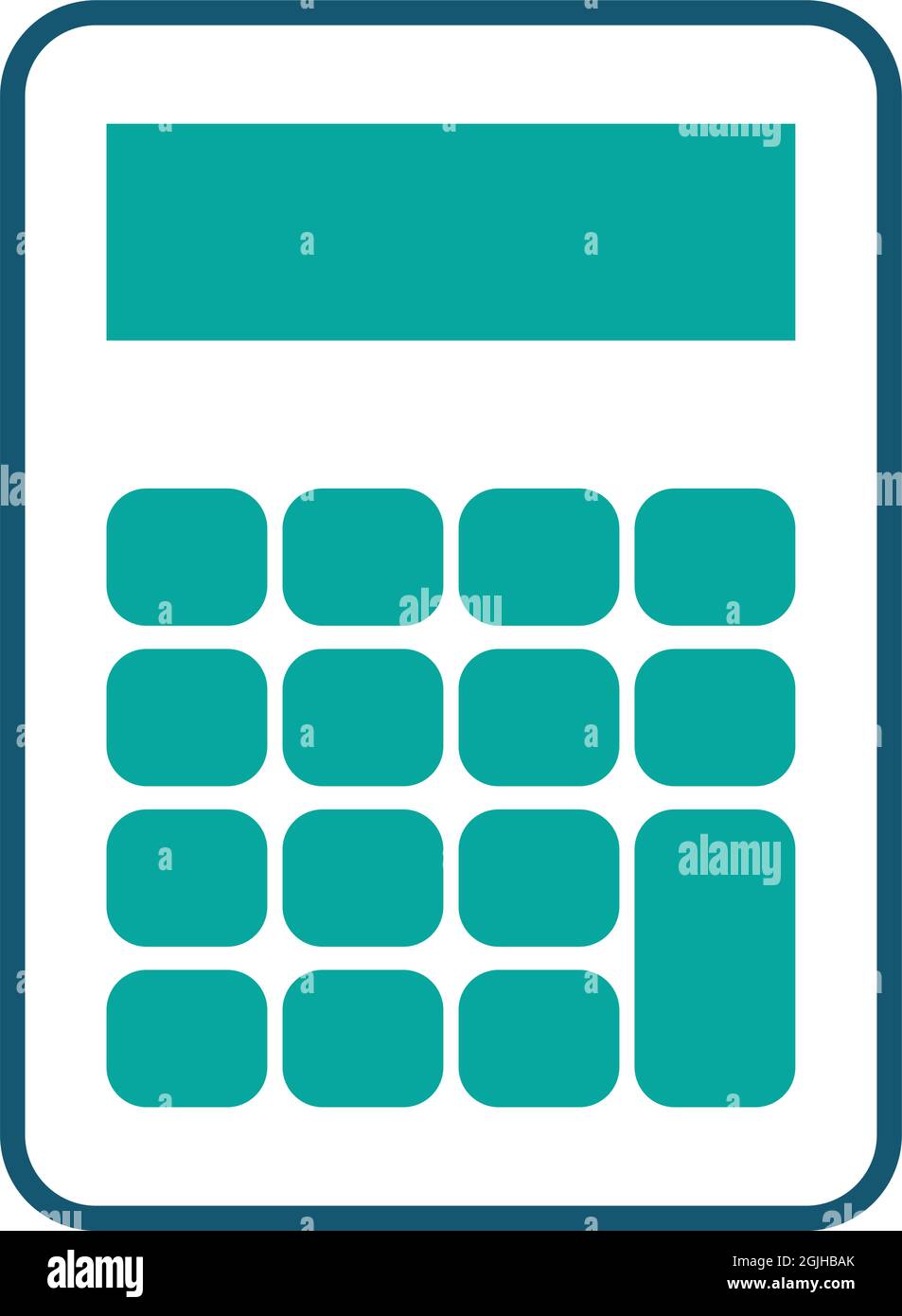 calculator icon on white background Stock Vector Image & Art - Alamy