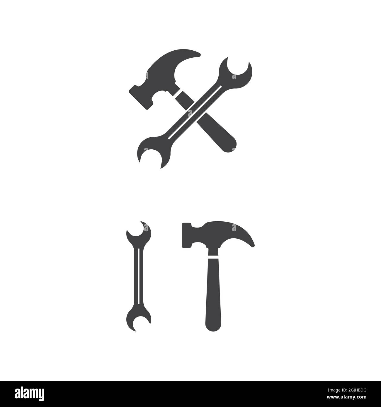 Tool Vector icon design illustration Template Stock Photo - Alamy