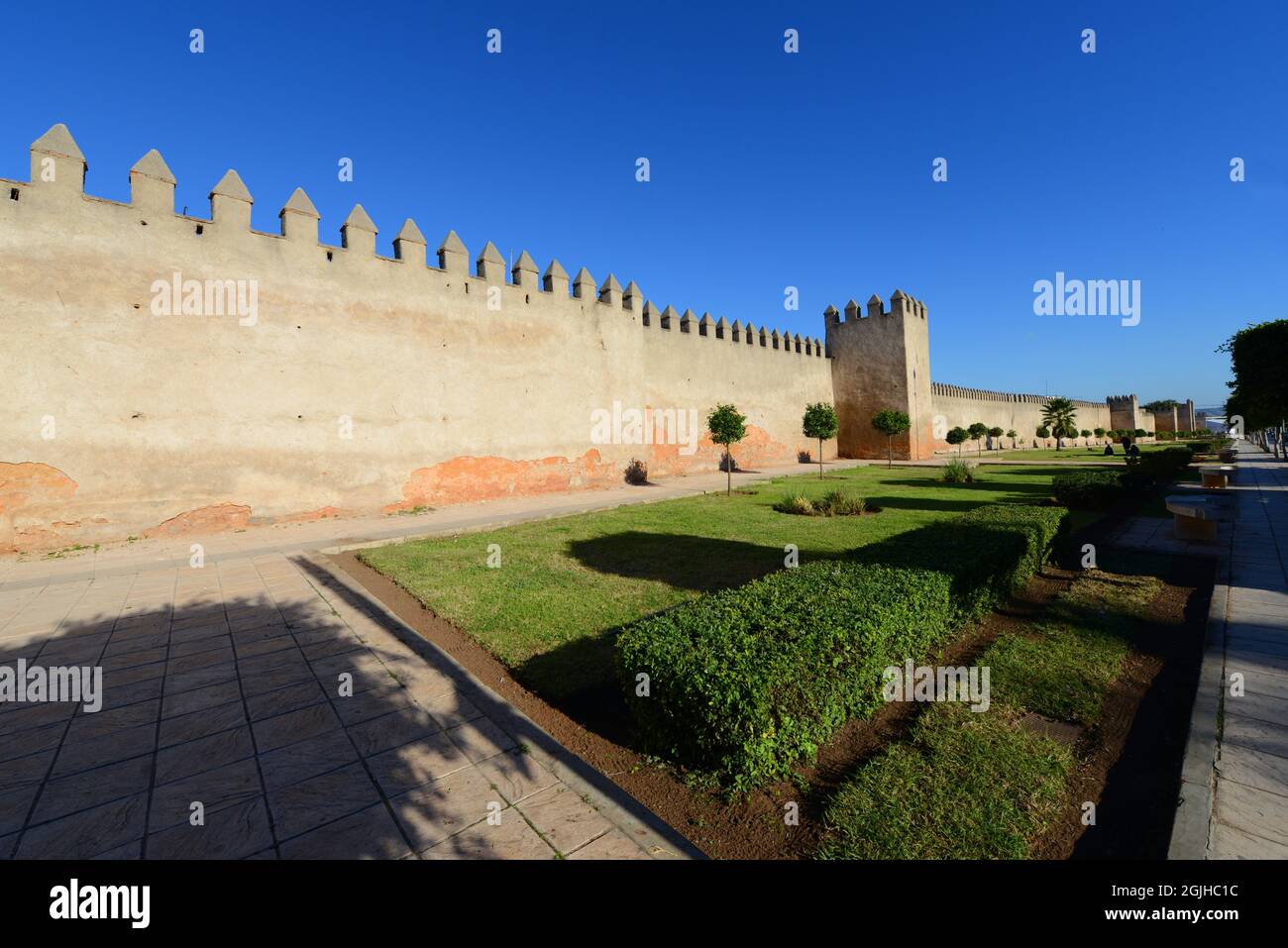 The wall of the medina of Salé, Morocco Stock Photo - Alamy