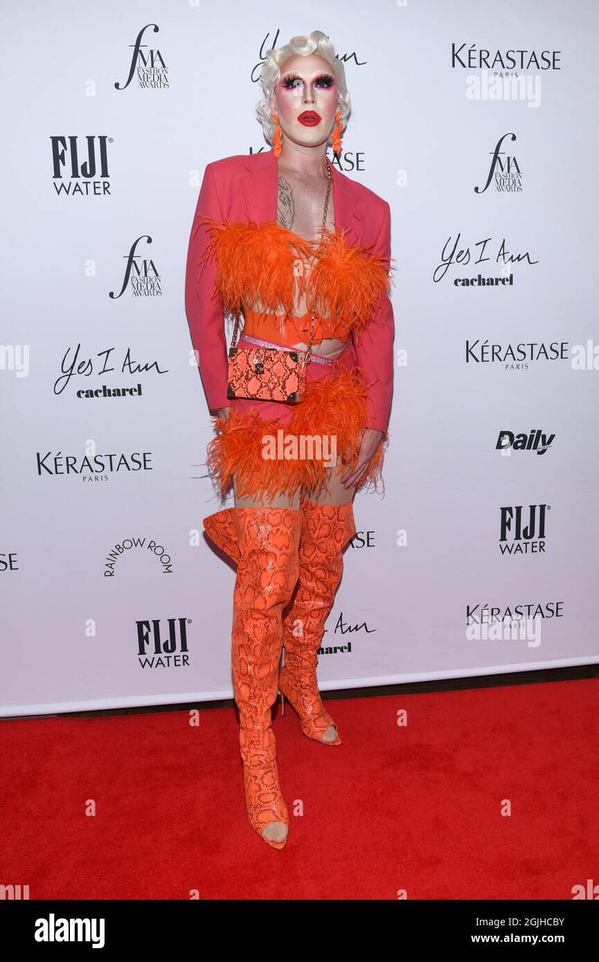 New York City, USA. 09th Sep, 2021. Drag queen Aquaria attends the ...